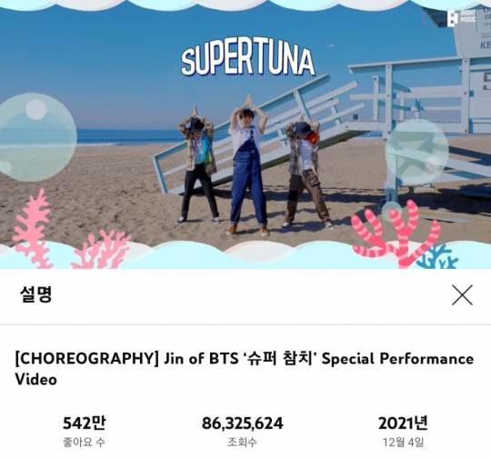 Fluttering~♡ BTS Jin Super Tuna Spotify ha superato i 42 milioni - K-Pop News Insde IT