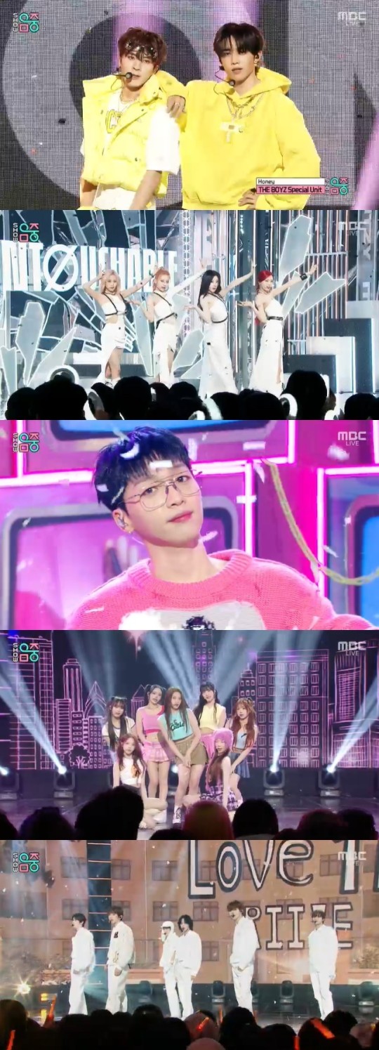'Music Core'Taeyeon takes first place without appearing... Kyuhyun, SF9 → ITZY comeback rush ...