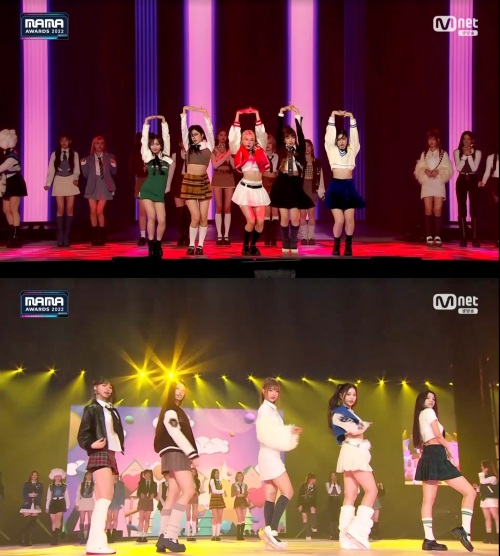 First Ive New Jeans → Le Seraphim en la ceremonia de entrega de premios de fin de año ...