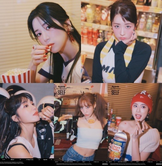 El verdadero yo revelado por Apink en el 12.º aniversario... AUTO 2.º lanzamiento de foto ...